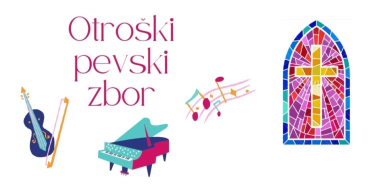 Otroški pevski zbor – prva vaja 2025 – Župnija sv. Jurija – Stara Loka